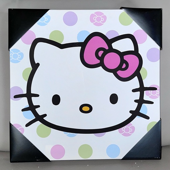 Hello Kitty | Art | Sanrio Hello Kitty Wall Art Sign Picture Square ...